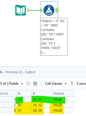 Solved: Using Formula Tool - How to compare 2 columns with... - Alteryx Community