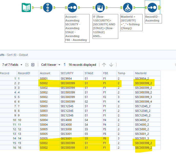 Solved Update The Column With Incremental Value Alteryx Community 