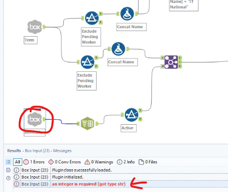 BOX input file gives error when same file with dir... - Alteryx Community