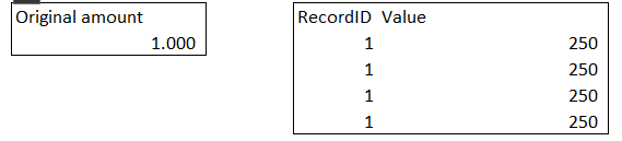 Duplicate a row, splitting a large value from a co... - Alteryx Community