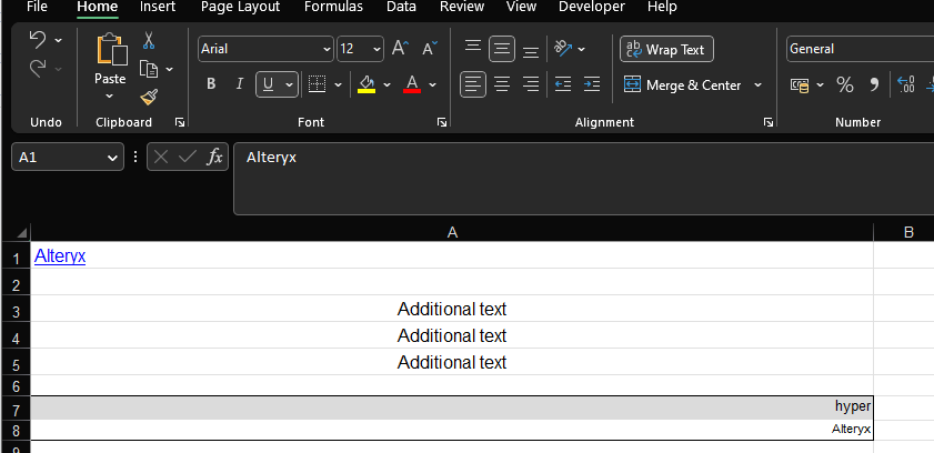 Solved: Hyperlink being removed when convert to an excel d... - Alteryx Community