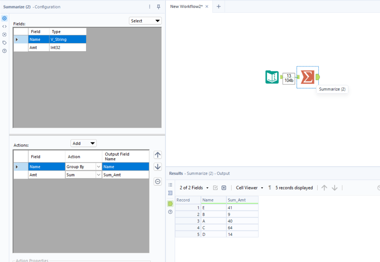Solved: Automatic Sort after Sum - Alteryx Community