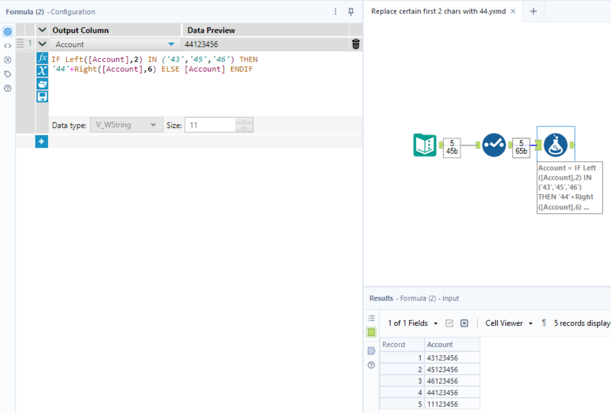 Solved: Multi Layered IF then Formula Using Left and Right - Alteryx ...