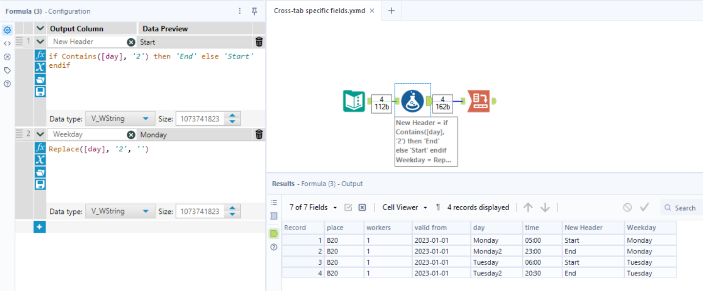 Solved: Crosstab multiple specific fields - Alteryx Community