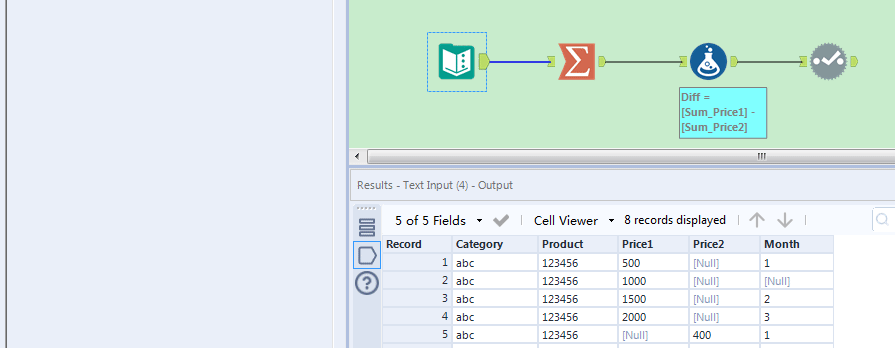 Subtract Two Columns Based On Criteria Alteryx Community 