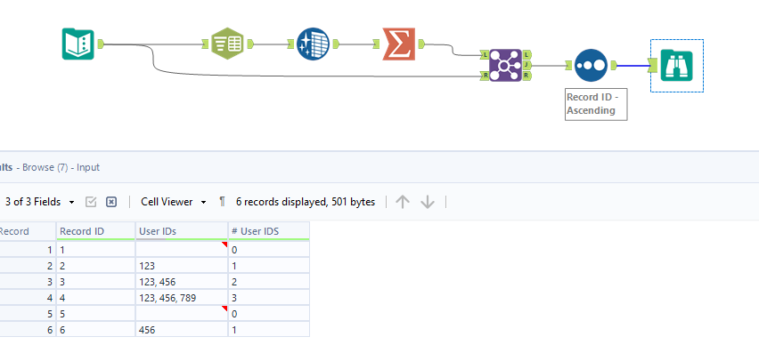 Formula to count records in a field where they are... - Alteryx Community