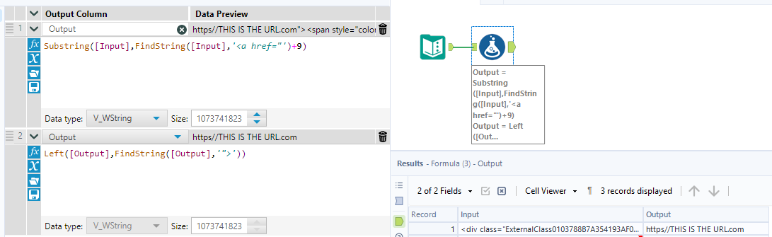 Solved Separate A Url From Html Alteryx Community