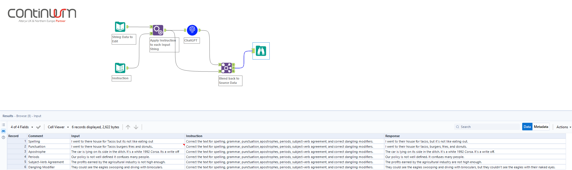 OpenAI ChatGPT (Edits) Connector - Alteryx Community