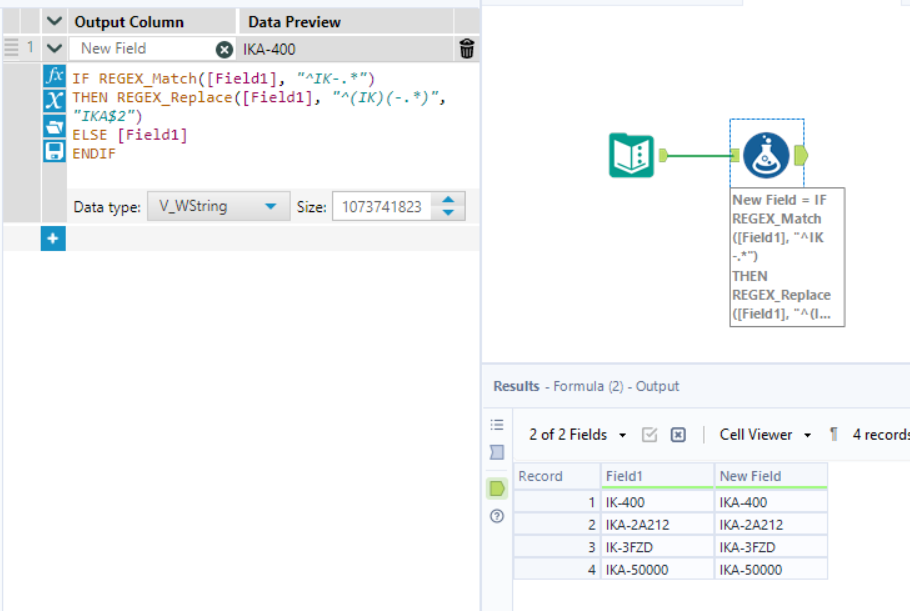 Solved: alteryx find startwith and replace - Alteryx Community