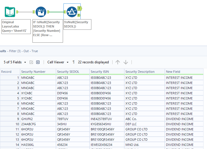 Solved: Moving dividing table titles in excel file into ne... - Alteryx Community