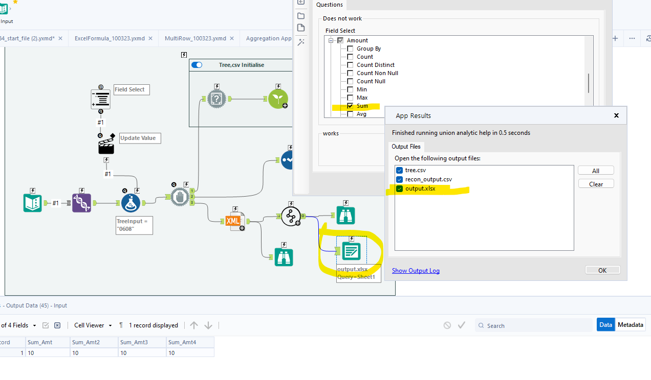 Creating Summarization Analytic App - Duplicate Gr... - Alteryx Community