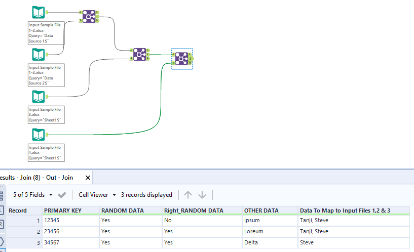 Vlookup" or Joining Data from different file paths... - Alteryx Community