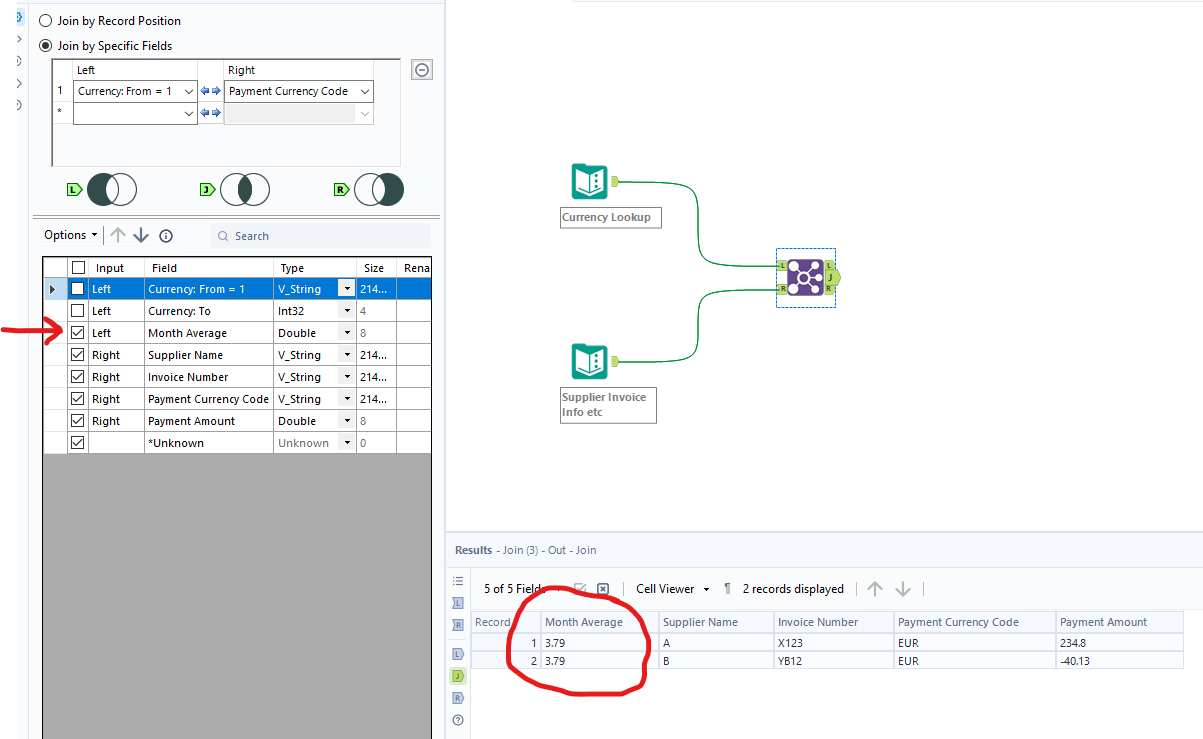 Solved: Use a formula which refers to a different data set - Alteryx Community