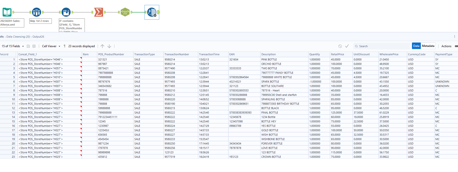 Solved: Please help setup data to desired output - Alteryx Community