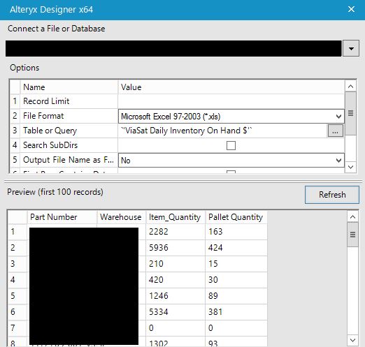 Solved: Dynamic Input No Table Chosen Error - Alteryx Community