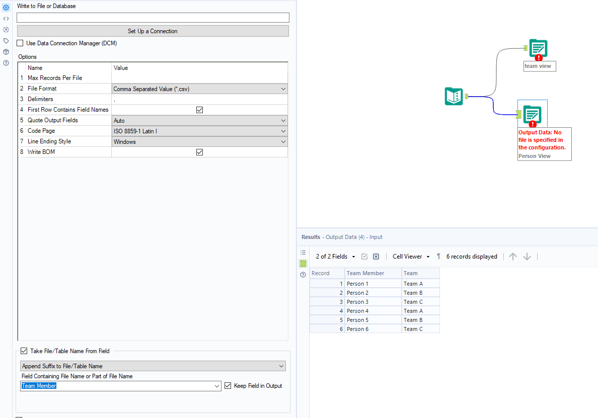 Solved Splitting File Into Multiple Cascading Files Based Alteryx Community