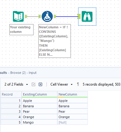 Solved: Exclude specific item(s) from existing column into... - Alteryx Community