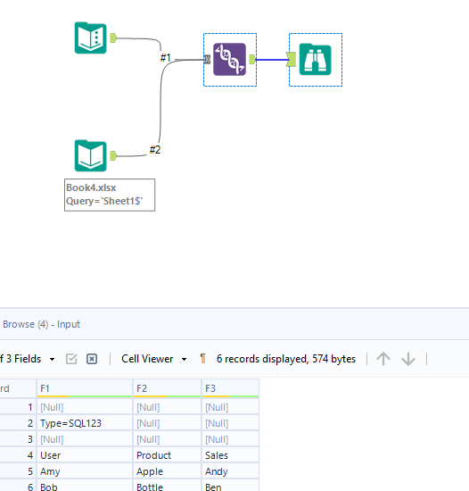 Solved: Move down Title Row and insert new row - Alteryx Community