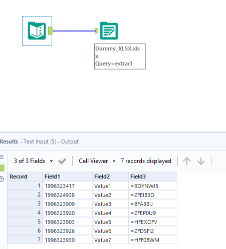 Solved: How to write = sign coming from database column ou... - Alteryx Community