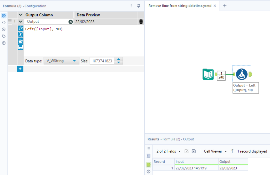 Solved: How can I Remove HH:MM:SS from a Date Format usin... - Alteryx Community