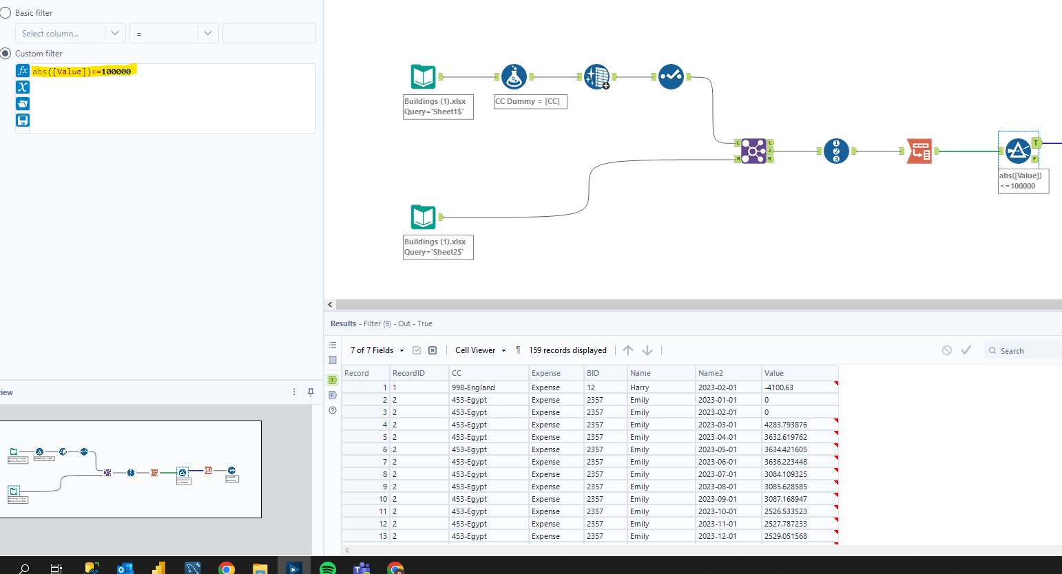 Solved: Joining Two Inputs & Filtering - Alteryx Community