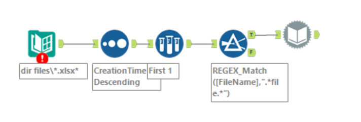 Solved Read The Most Recent Excel File With The File Name Alteryx