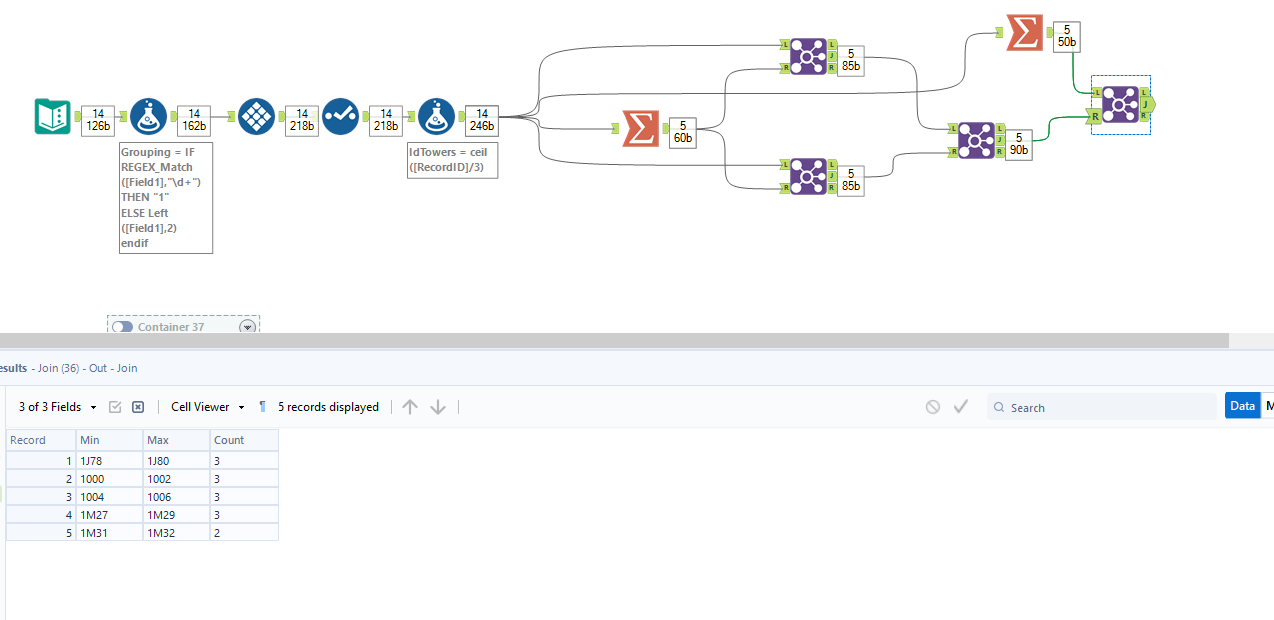 Solved Help With Generating Ranges From List Of Numericc Alteryx Community 