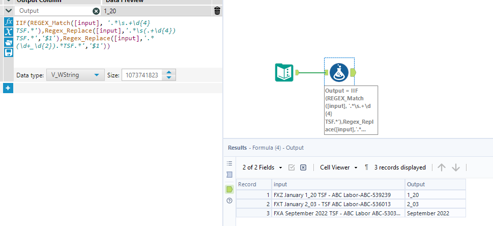 Regex Expression Extract Pieces Of Field Alteryx Community 