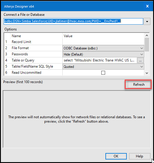 Solved: Text Box with Action to Change SQL Query - Alteryx Community