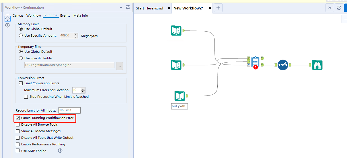 Why does the operation not interrupt immediately？ - Alteryx Community
