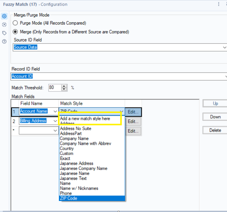 Solved: Help needed with Alteryx Fuzzy Matching - Alteryx Community