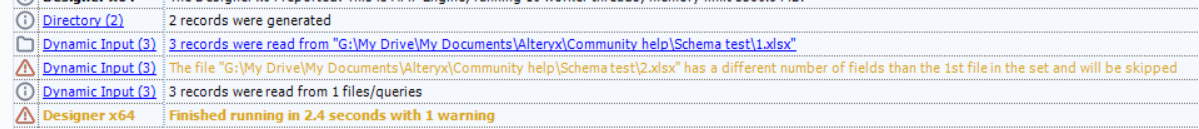 Using the Dynamic Input tool to pull in multiple f... - Alteryx Community