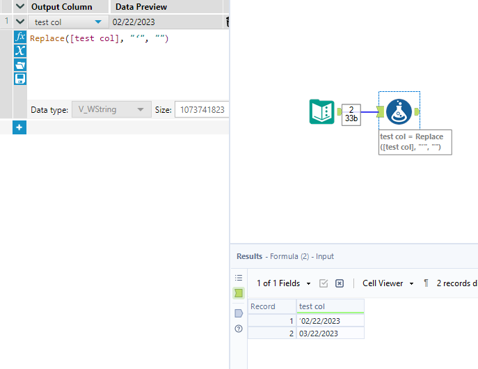 Solved: Date formatting changed during data cleanser - Alteryx Community