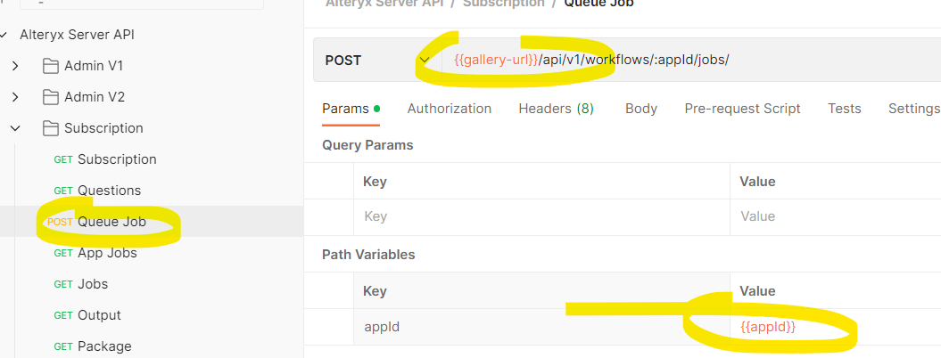 api access key is necessary when using postman, ri... - Alteryx Community