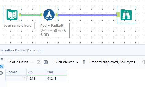 Solved: Zip Code - Alteryx Community