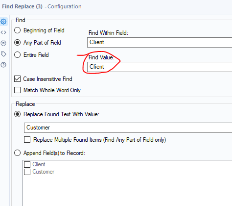 Find and Replace Tool - Alteryx Community