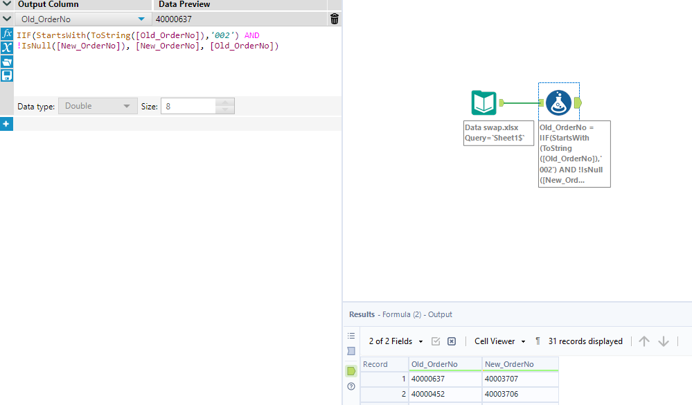 Swapping Specific Data Alteryx Community 