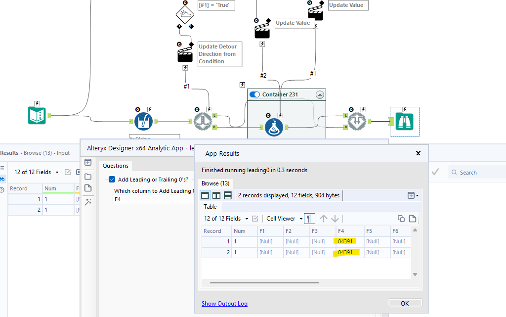 Is there a formula other then PADLEFT that just pu... - Alteryx Community