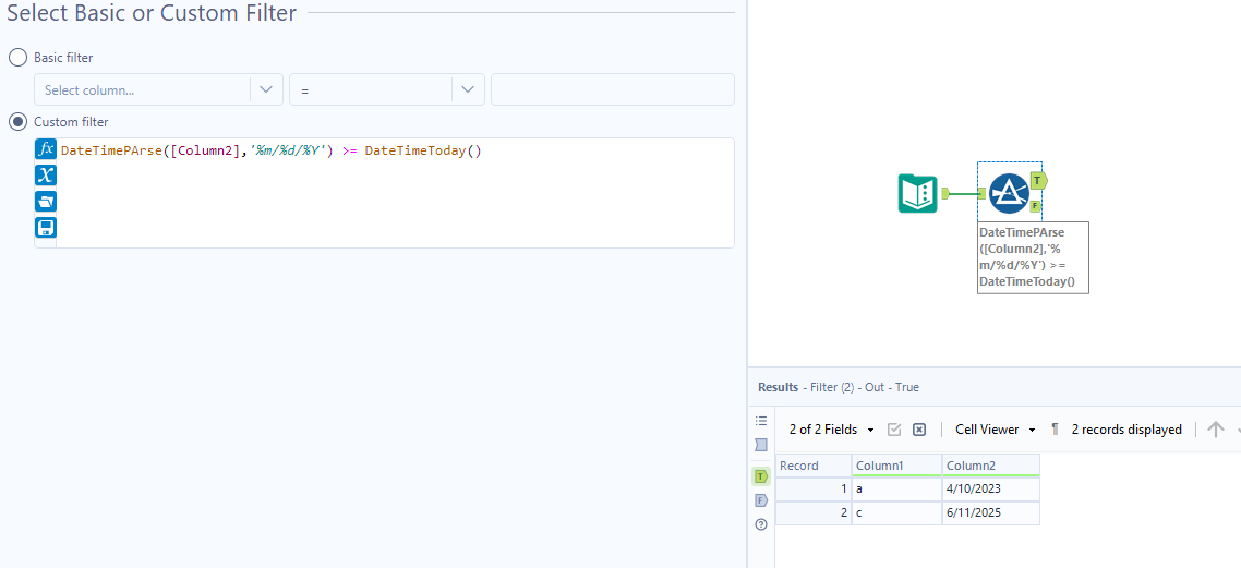 Solved: How to filter out based on custom date - Alteryx Community