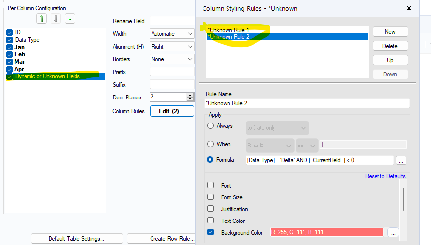 Solved: Using Table Tools to Config Cell Color on two Crit... - Alteryx Community