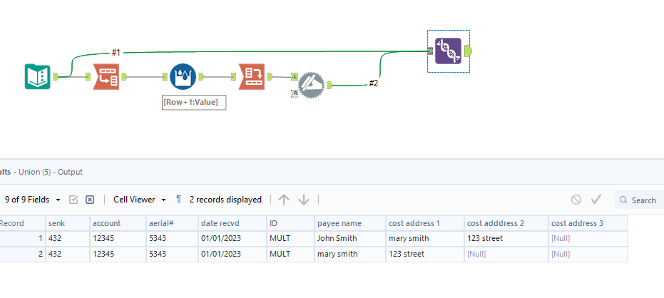 Transpose with Multi Tool - Alteryx Community