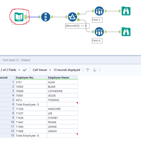 Solved: Separate Table based on Rows - Alteryx Community