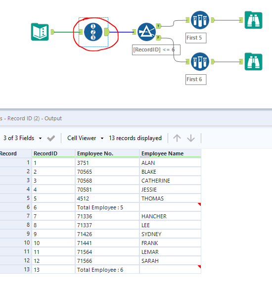 Solved: Separate Table based on Rows - Alteryx Community