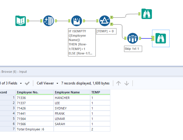 Solved: Separate Table based on Rows - Alteryx Community