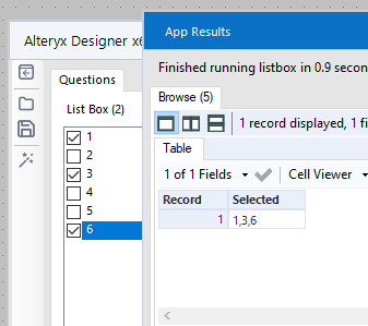 Interface option - multiple values recorded in one... - Alteryx Community