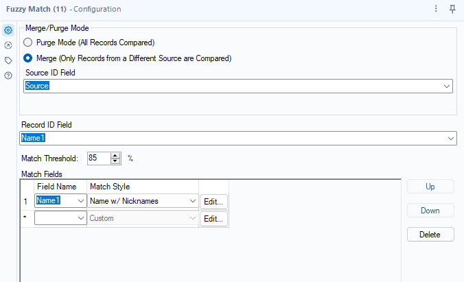 Fuzzy Matching Names from 2 Dirty Datasets - Alteryx Community