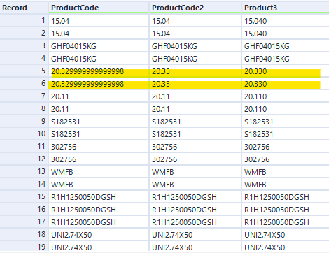 Solved: Data Gets Extra Decimal Numbers - Alteryx Community