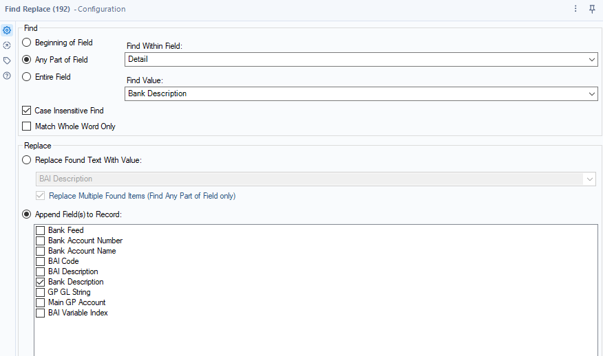 Find and Replace Tool - Finding at beginning of fi... - Alteryx Community