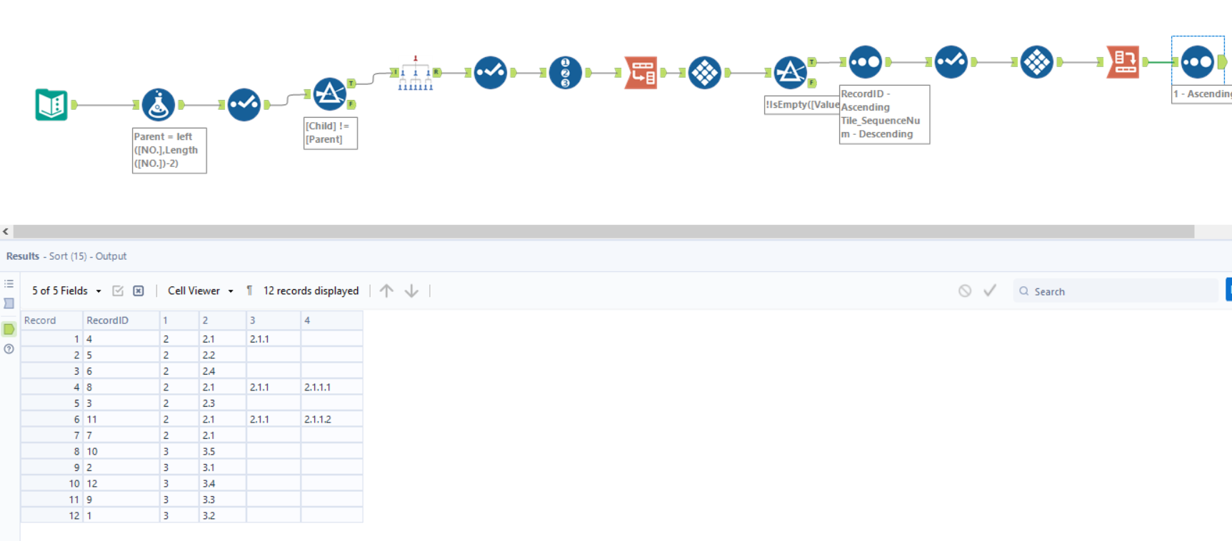 Creating Hierarchy - Alteryx Community
