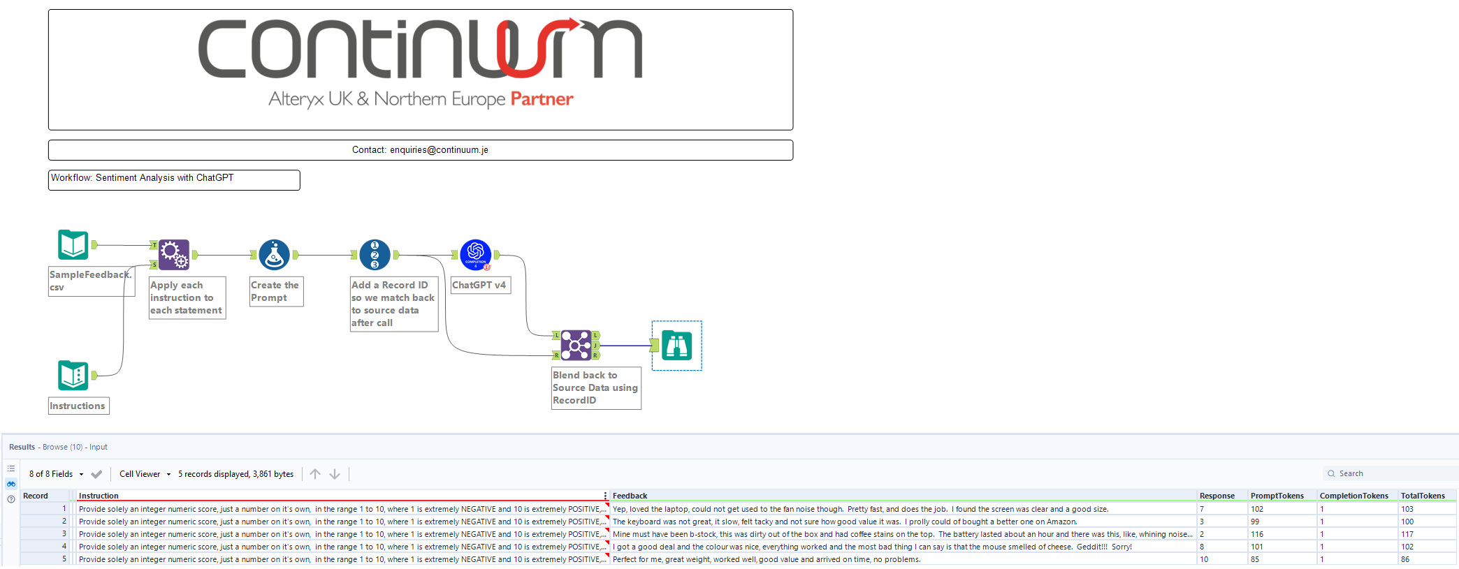 OpenAI ChatGPT 4 (Completions) Connector - Alteryx Community